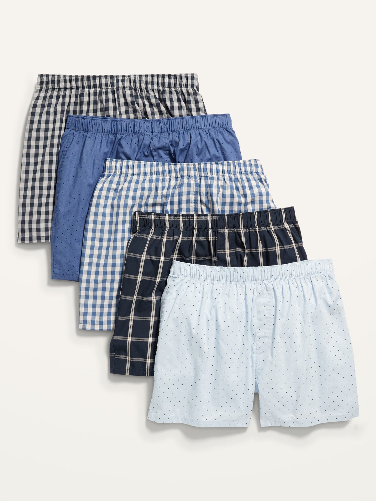 5-Pack Soft-Washed Boxer Shorts -- 3.75-inch inseam — GAP (International)