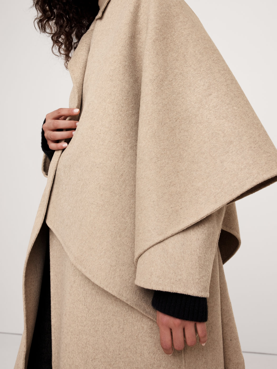 Oversized Double-Faced Cape Coat — GAP (International)