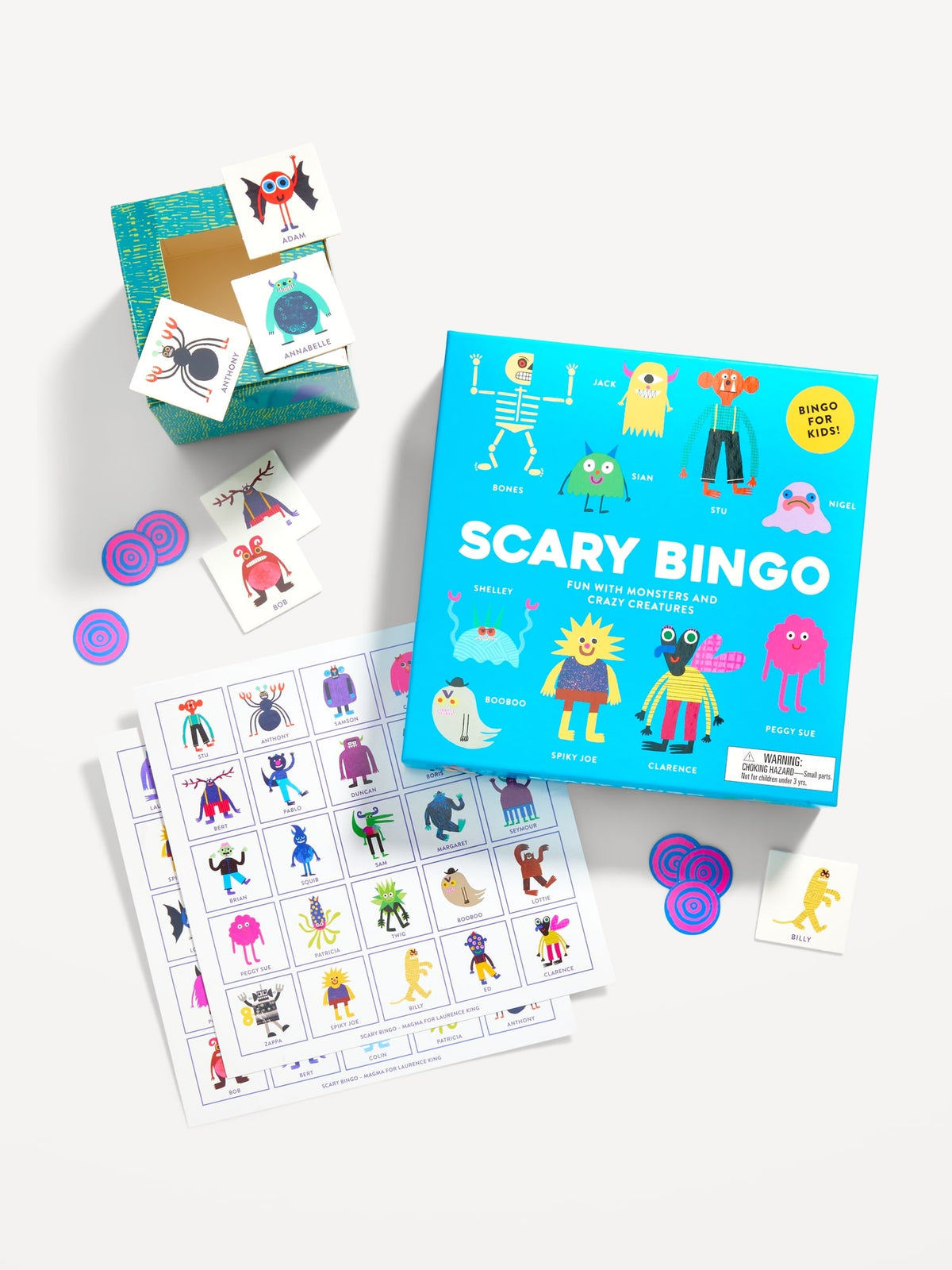 Scary Bingo: Fun With Monsters and Crazy Creatures Game for the Family ...